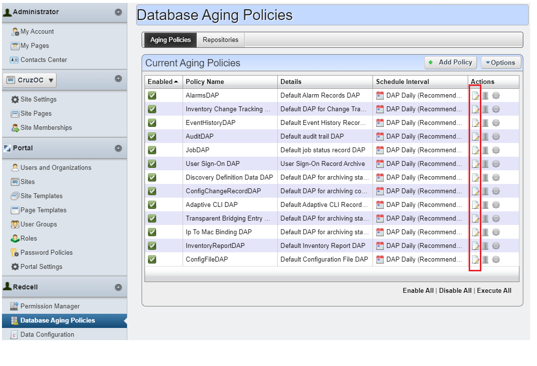 Database Aging Policies (DAP) Explained