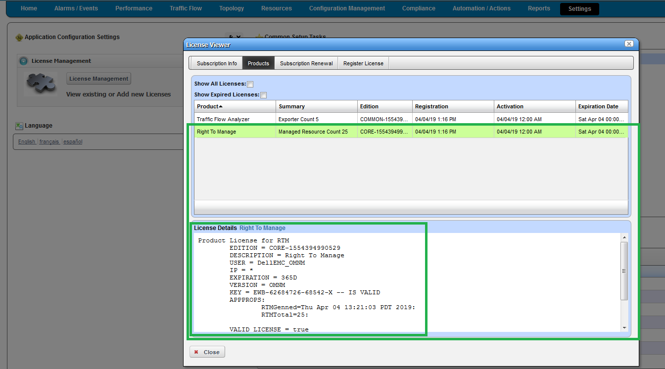 Confirm License for Renewal, Check for Installed Drivers and Components